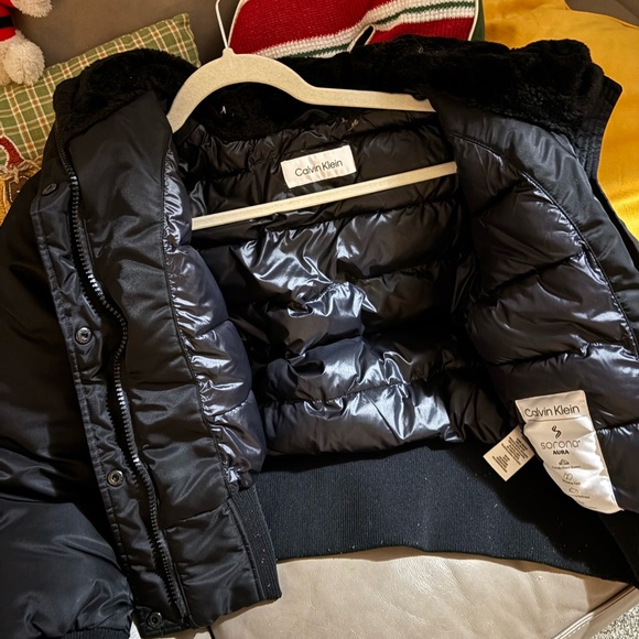 Calvin Klein | Jackets & Coats | Calvin Klein Black Bomber Jacket ...
